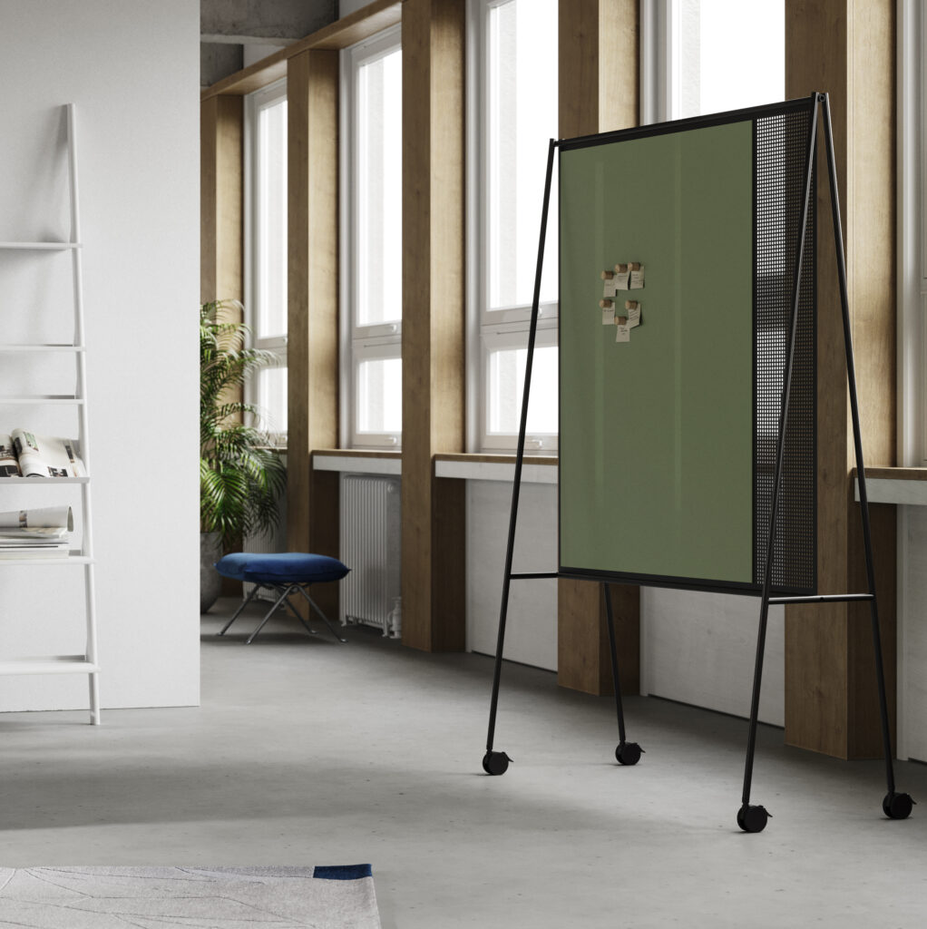 Glastafel, Tischtrennwand und Aufbewahrungseinheiten – CHAT BOARD® SQUAD / SQUAD SOLID – Höfelmeyer